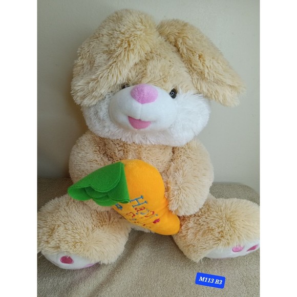 Hug Fun | Toys | Hugfun Easter Bunny Rabbit Plush With Carrot Happy ...